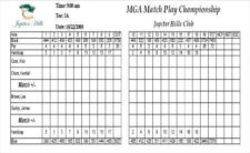 √ Free Printable Golf Scorecard Template