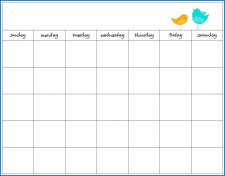√ Free Printable 7 Day Schedule Template