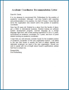 √ Free Printable Academic Letter Of Recommendation Template