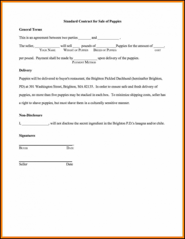  Free Printable Agreement Between Two Parties Templateral