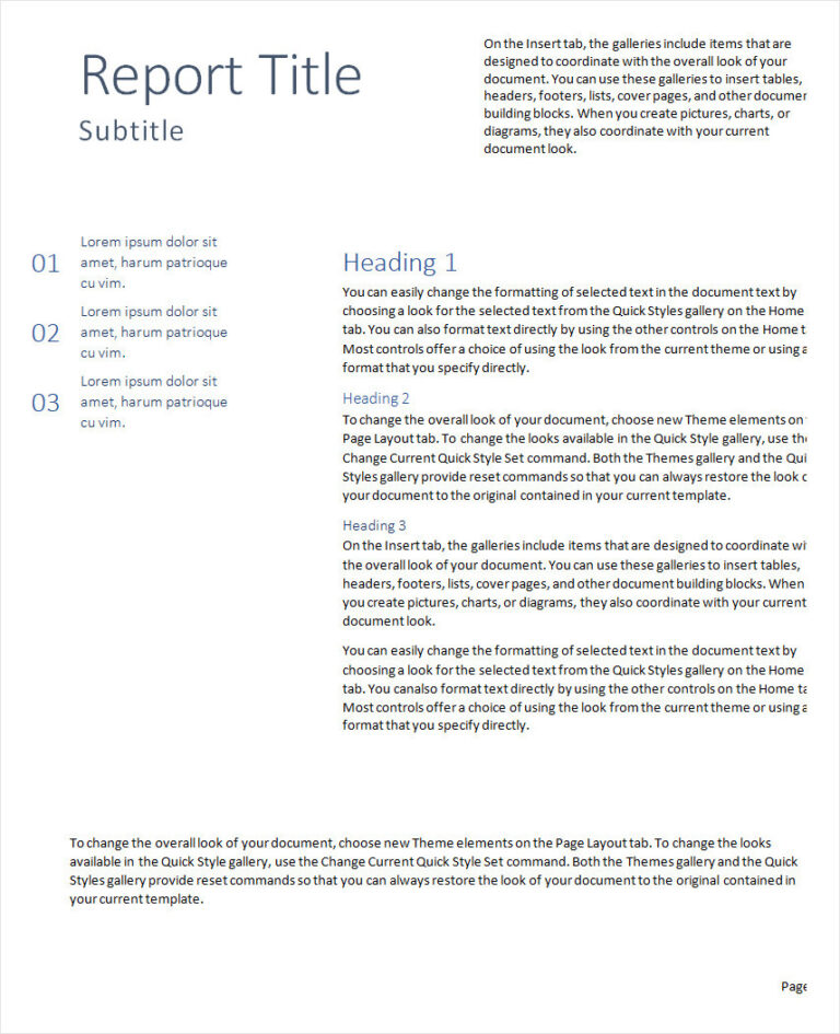 √ Free Editable Annual Report Template (Word)
