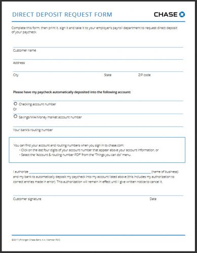 √ Free Printable Bank Deposit Form