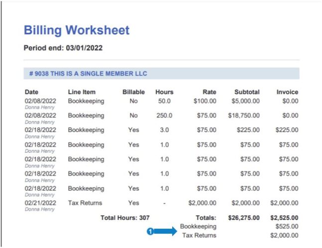 √ Billing Statement Worksheet Template (Excel)