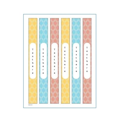 √ Free Binder Spine Label Template (Word)
