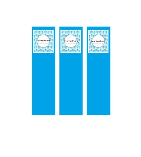 √ Free Binder Spine Label Template (Word)