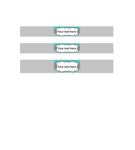 √ Free Binder Spine Label Template (Word)