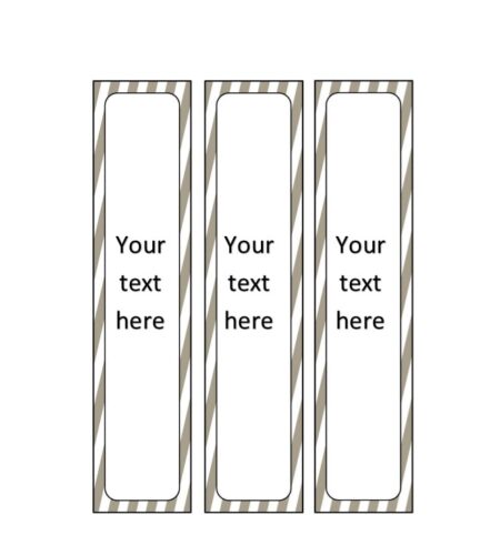 √ Free Binder Spine Label Template (Word)