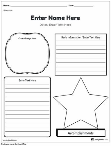 √ Free Editable Biography Template (Word)
