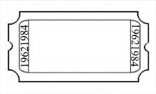 √ Free Printable Meal Ticket Template