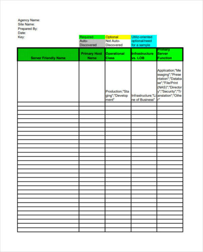 √ Free Printable Computer Inventory Template
