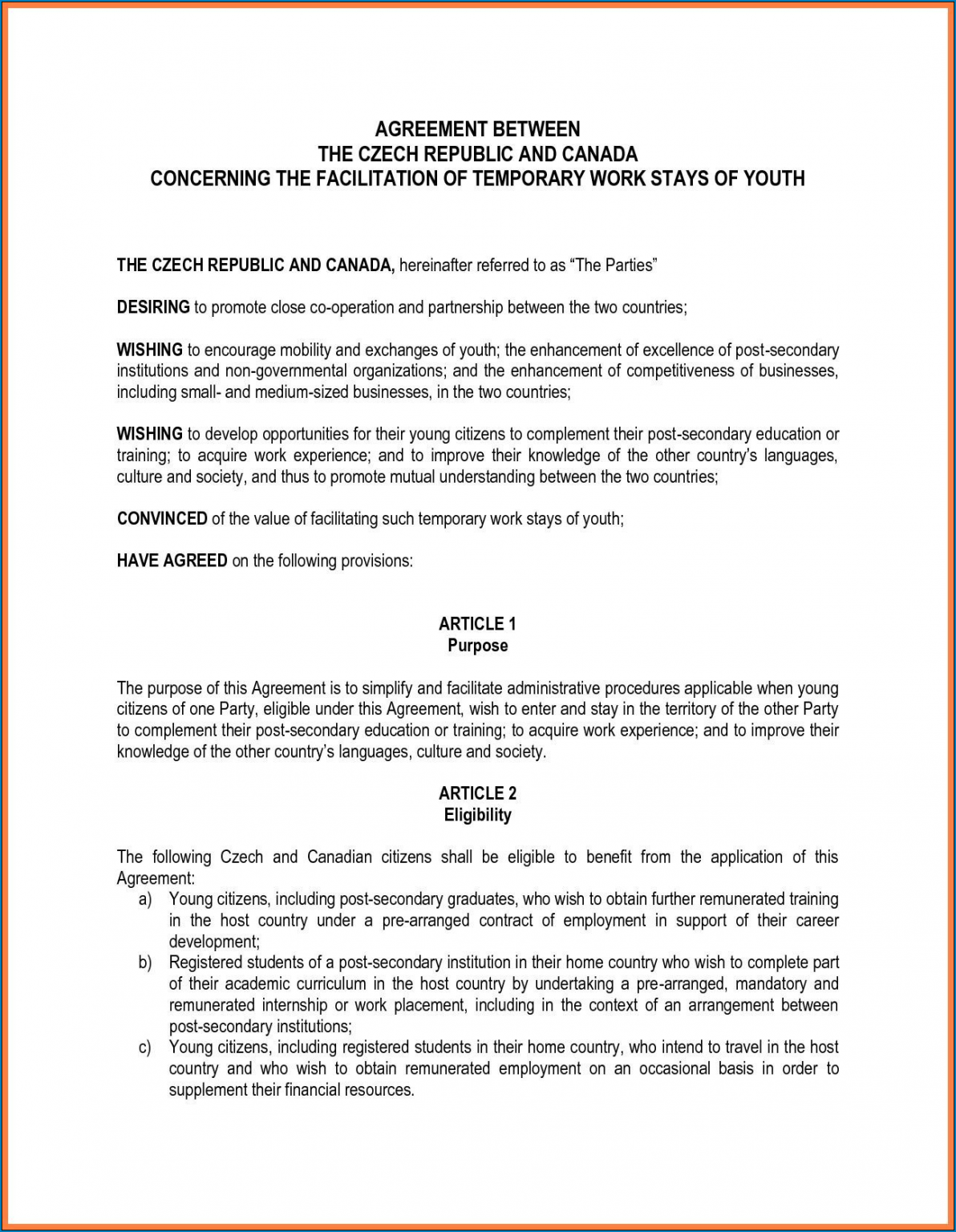  Free Printable Contract Between Two Parties Templateral