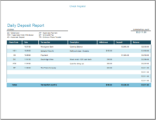 √ Free Daily Deposit Report Template (Excel)