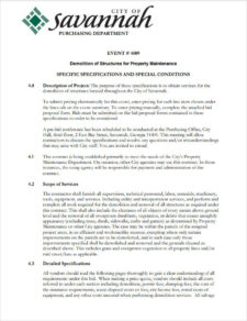 √ Printable Demolition Contract Template