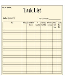 √ Free Employee Daily Task Log Template (Excel)