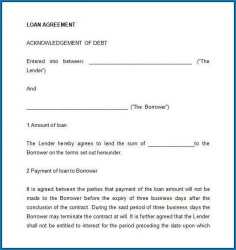 √ Free Printable Agreement Between Two Parties PDF