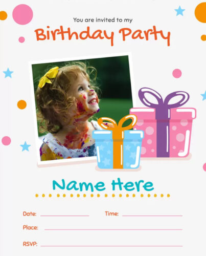Example of Birthday Party Invitation Template | Templateral