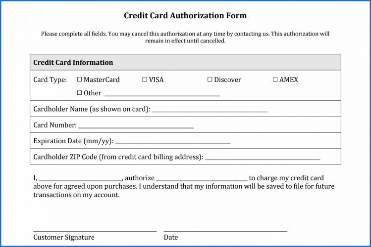 √ Free Printable Credit Card Application Form and How to Fill It