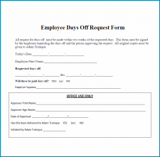 √ What You Need to Know about Day Off Request Form