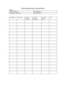 √ Inventory Sign-out Sheet Template (Excel)