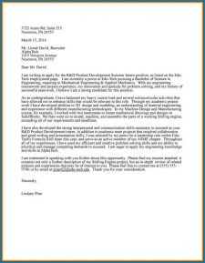 √ Free Printable Letter Of Interest For Internship Template