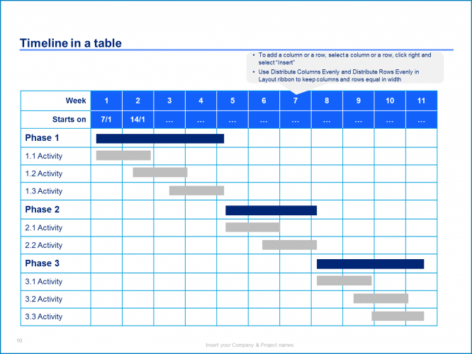 √ Free Printable Project Plan Template