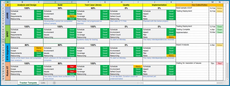 √ Free Printable Task Management Excel Template