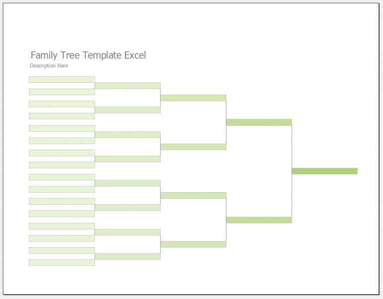 √ Free Printable Family Tree Template Excel