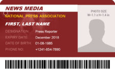 √ Free Printable Press Pass Template