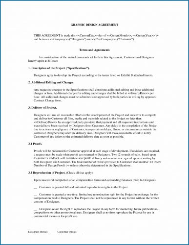 √ Free Editable Freelance Graphic Design Contract Template