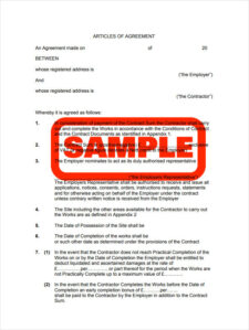 √ Printable Demolition Contract Template