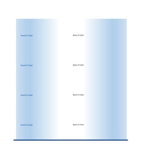 √ Free Printable Index Card Template