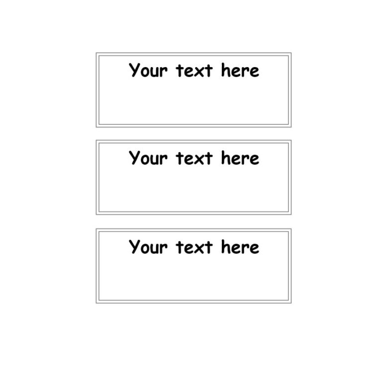 √ Free Printable Index Card Template