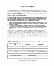 Informed Consent Form Example | Templateral