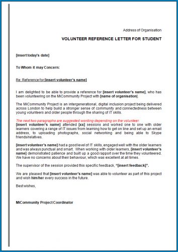 √ Free Printable Letter Of Reference For Student