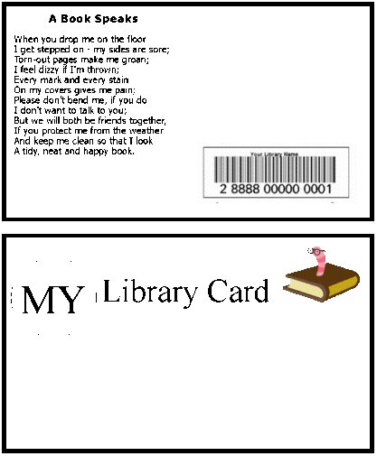 Library Membership Card Template Example | Templateral