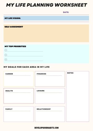√ Free Customizable Life Plan Template (Word)