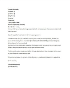 √ Free Printable Lodger Agreement Template