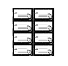 √ Free Printable Luggage Tag Template (Word)