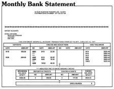 √ Monthly Statement of Account Template (Excel)