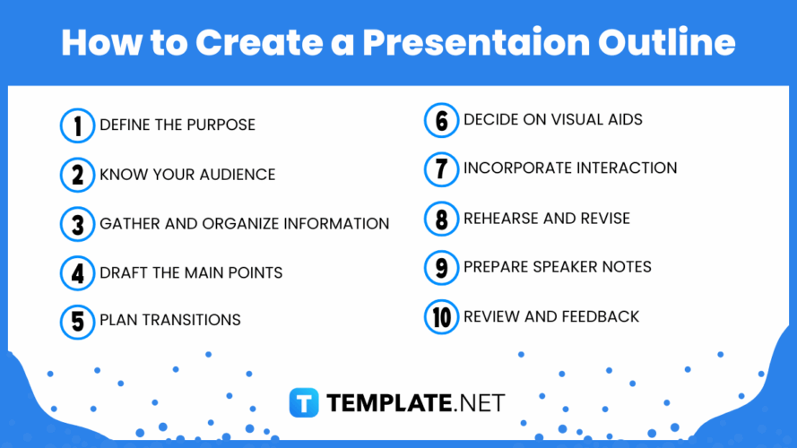 √ Presentation Outline Template (PPT)