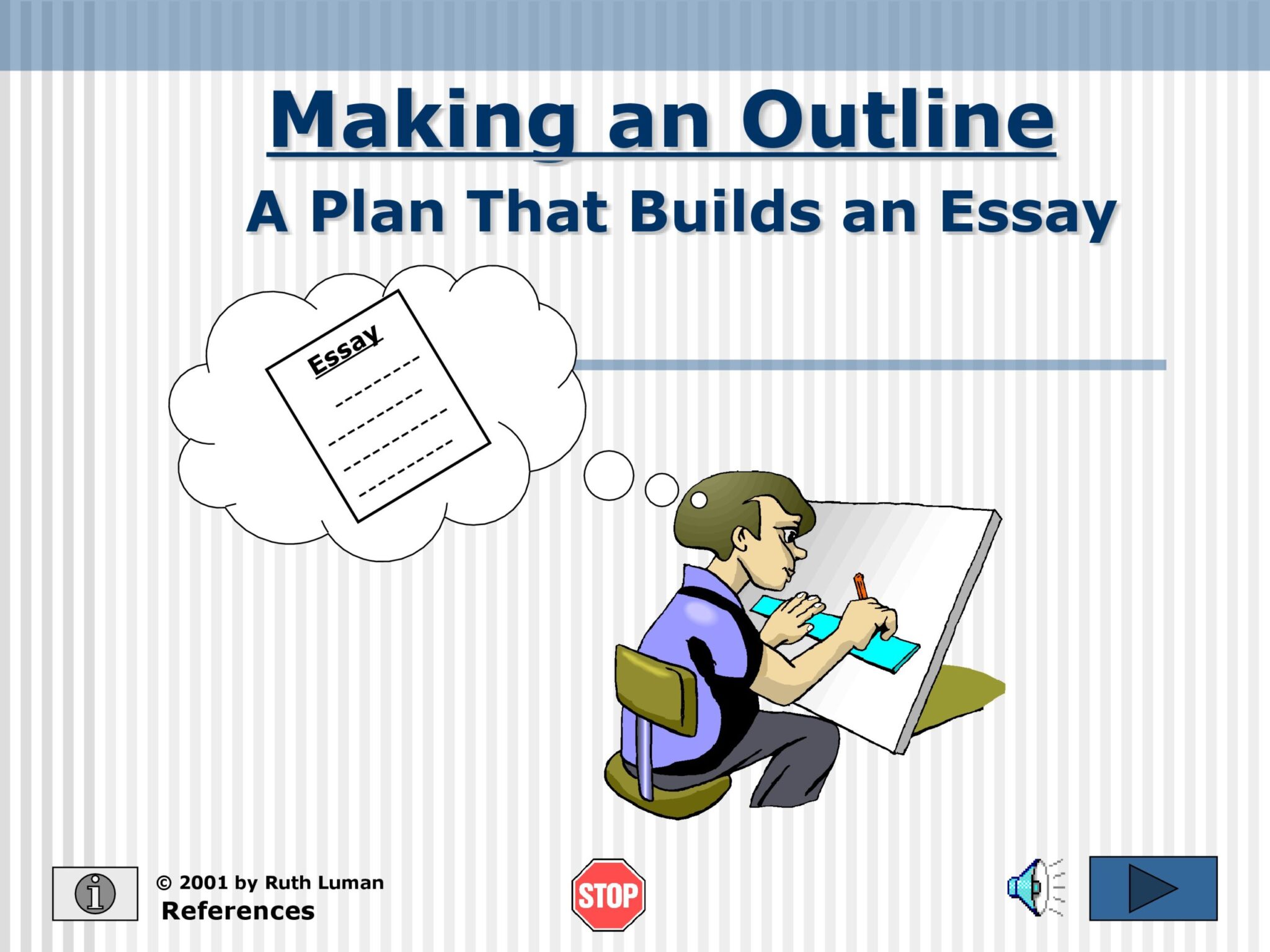 √ Presentation Outline Template (PPT)