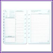 Printable Franklin Planner Template Example | Templateral