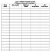√ Printable Lost And Found Log Template