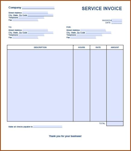 √ Printable Oil Change Receipt Template