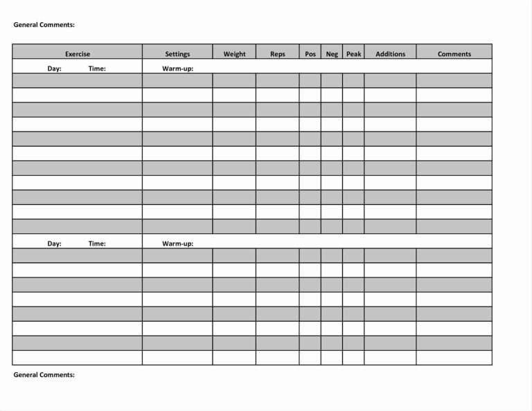 √ Printable Restaurant Waiting List Template