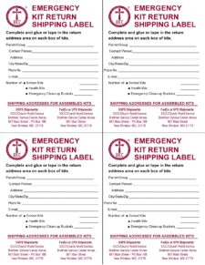 Printable Shipping Label Template Example | Templateral