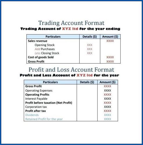 √ Free 4+ Samples of Profit And Loss Account Format