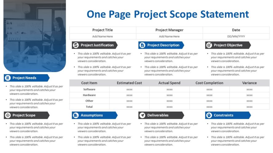Project Scope Template | Templateral