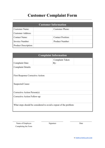 √ Free Quality Complaint Log Template (Excel)
