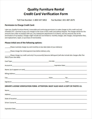 √ Free Printable Rental Verification Form